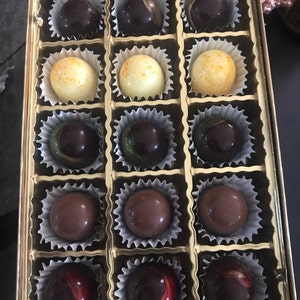 Customizable Box of 15 Assorted Artisan Chocolates, Choose Your Own ...