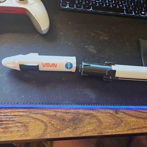 Spacex Falcon 9 Fairing Payload 60cm Tall Display Rocket Model 1:110 ...