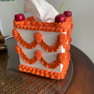 Fake Cake Decorative Tissue Box Cover - Etsy