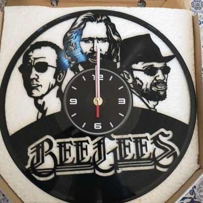 Police Car Vinyl Record Large Wall Clock Gift for Police Officer ...