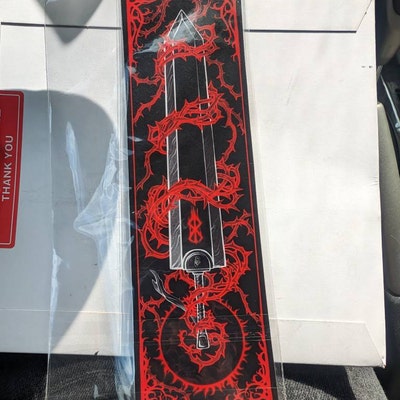 Dragonslayer Sword Sticker, Guts Sword Waterproof Vinyl Sticker, Dark ...