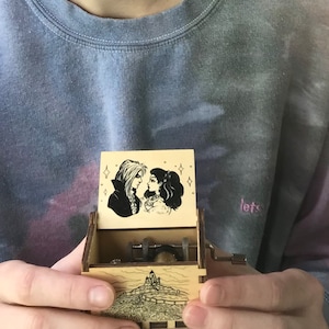 Labyrinth Music Box Hand-cranked Music Box Fantasy Music Box Mini ...