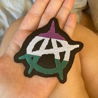 Genderfluid Pride Anarchy Patch, Iron-on Patch, Sew-on Patch - Etsy