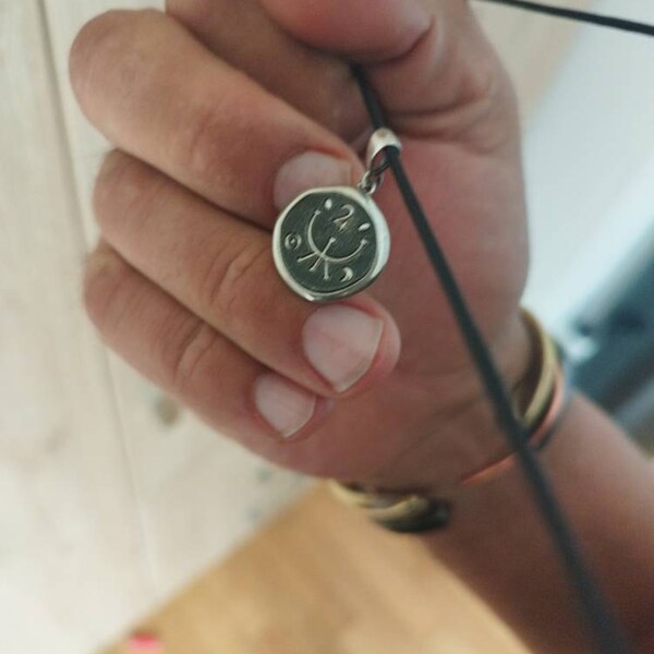 SHAMAN Medallion, 925k Sterling Silver Shaman Necklace, Pagan Talisman ...