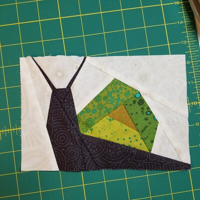 Snail Paper Pieced Quilt Pattern in PDF - Etsy