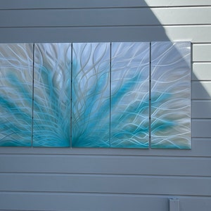 Lighted Metal Wall Art-metal Wall Sculpture color Changing Wall Art ...