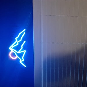 Mountain Neon Wall Art Landscape Neon Sign Neon Art, Mountain Art Light ...