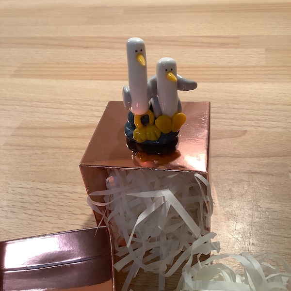 Handmade Clay Seagull Figures, Gift for Friends/loved Ones. - Etsy