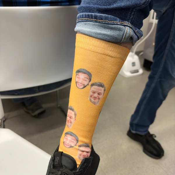 Custom Face Socks Personalized Photo Socks, Picture Socks Customized ...