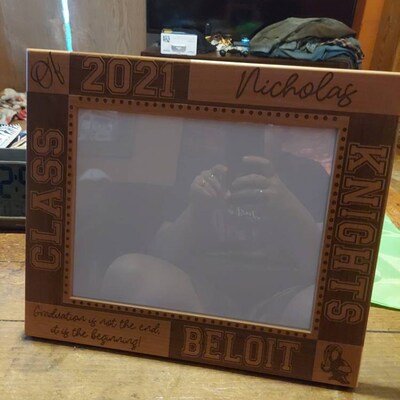 Personalized Graduation Picture Frame Engraved, Custom High School Grad ...