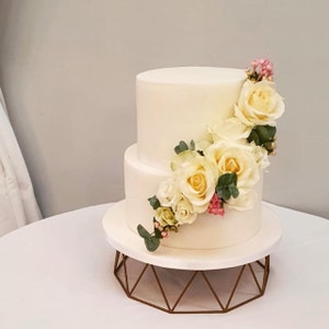 10 Round Cake Separator Metallic Gold Cake Stand and | Etsy