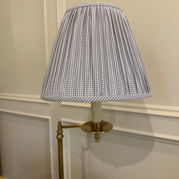 Box-pleated Check Lamp Shade - Multiple Colors & Sizes - Etsy