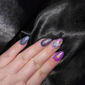 Starfall Acotar Inspired Press on Nail Set - Etsy Canada