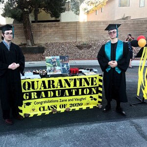 Quarantine Graduation 2020 Vinyl Banner Sign Free Overnight Shipping - Etsy