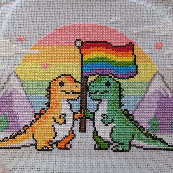 Pastel Ghosts Cross Stitch Pattern - Instant Download - Pastel Goth ...