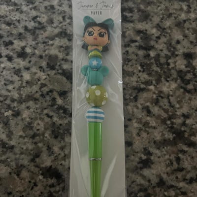 Encanto Inspired Autograph Pen, Beaded Ballpoint Pen With Disney ...