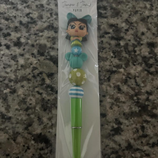 Lilo and Stitch Inspired Autograph Pen, Beaded Ballpoint Pen With ...