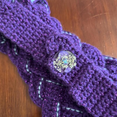 Buttons Handmade Multicolored Sequin Resin Buttons for Sewing 1 Button ...