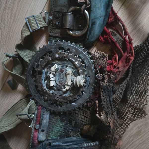 Postapocaliptic Costume Wasteland Warrior Larp Motocycles Outfit ...