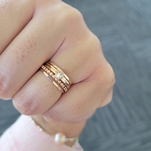 Stacking Rings, Stackable Ring Set, Stackable Ring, Layering Ring, Stacking Ring Set , Stacking ...