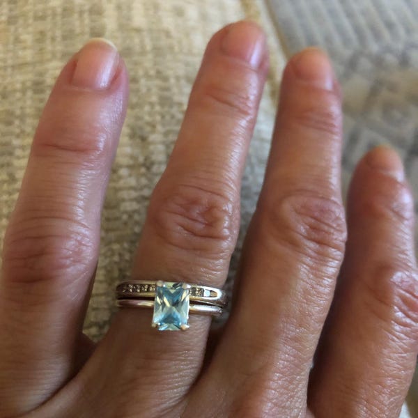 14k Gold Filled Stacking Rings // Set of 5 Stackable Ring Set With 2 ...