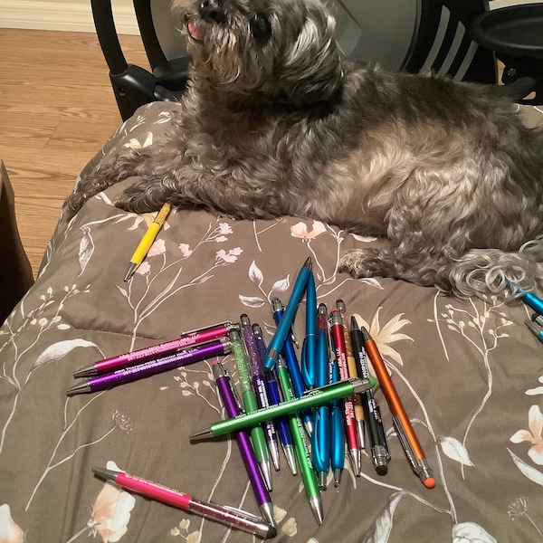 Personalized Retro Pens Printed Pens, Click Action Custom Printed Name ...