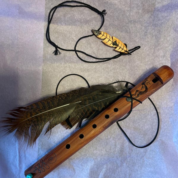 Handcrafted Native American Wind Flute. Recorder End Blown - Etsy