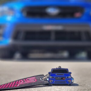 Keychain for Subaru WRX Sti Enamel Double-sided JDM Evo Eye Raptor Eye ...