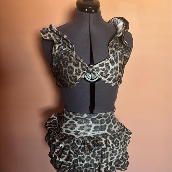 Gathered Bikini Sewing Pattern PDF | Print at Home | Sizes XS-XXXL ...