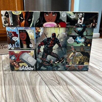 CUSTOM SPIDER-MAN Decoupage Comic Book Storage Box - Etsy