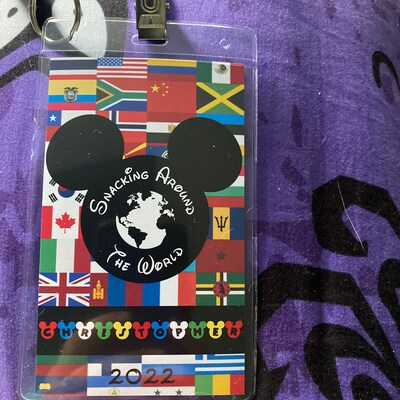 Snack Around the World Passport Lanyard, Kid Friendly Epcot Snacking ...