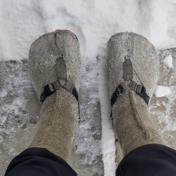 Split Toe House Slippers / Cozy Tabi Socks / Ankle / Wool / Made-to ...