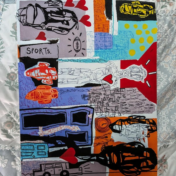 Original Painting, "weathering the Tempest: Holding Fast" Art Print ...