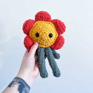 The ORIGINAL Groovy Flower Crochet Pattern / Low Sew Crochet - Etsy