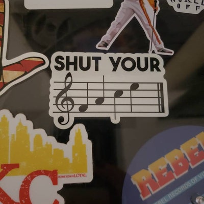 Shut Your Face Sticker Marching Band Sticker Music Sticker - Etsy