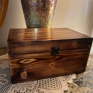 USMC Memory Box for Marines and Veterans, A Large Wooden Box ...