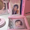 Kpop Photocard Frame Card, Checkered Heart Deco Frame, Kpop Photocard ...