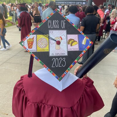 Loteria Spanish Graduation Cap - Etsy