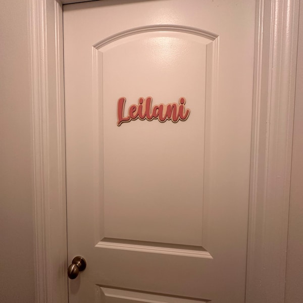 Personalized Kids Door Sign, Kids Door Name Sign, Nursery Wall Name ...
