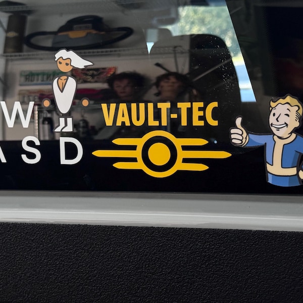 Vault-tec (fallout) Vinyl Decal Sticker - Etsy