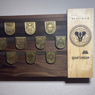 Large Vertical Display to Display Destiny Pins seals 15 Sigils - Etsy