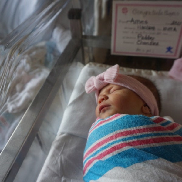 Newborn Girl Knot Headband(s). Single Headband or Set of 3 Mini ...