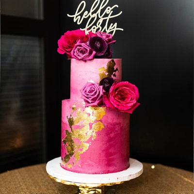 HELLO SUNSHINE Cake Topper Choose Your Material - Etsy