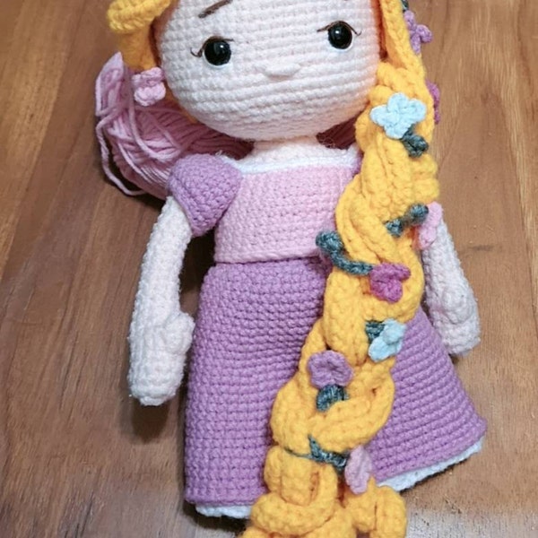 Crochet Pattern Rapunzel (english Pattern) - Etsy