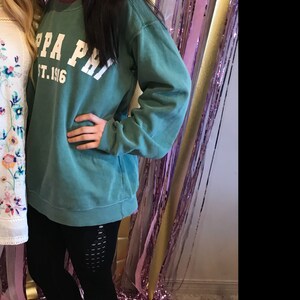 Sorority/school/team Classic Bar Design Cozy Fleece Sweatshirt - Etsy