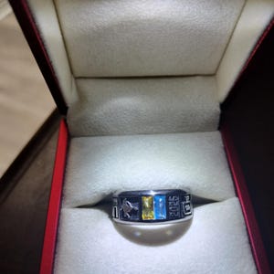 14k Gold Graduation Ring, Roman Numeral College Ring 2024, High School ...