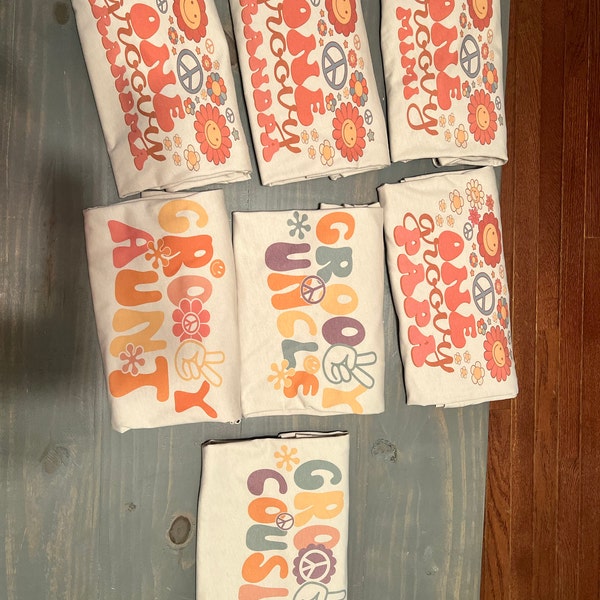 Groovy Family SVG Bundle, Retro Family Svg, Groovy Birthday Svg ...