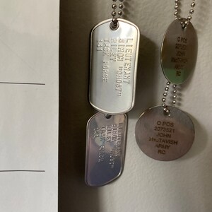 Simon 'ghost' Riley US Military Dog Tag Set - Etsy