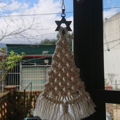 Macrame Pattern, DIY Christmas Tree, Easy Beginner Pattern, Christmas ...