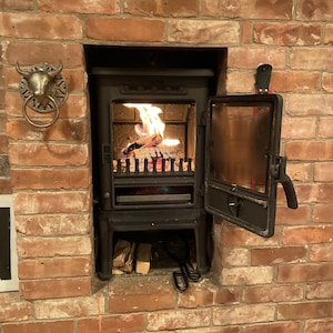 Cast Iron Stove, Mini Cast Iron Fireplace, Mini Fireplace for Caravan ...